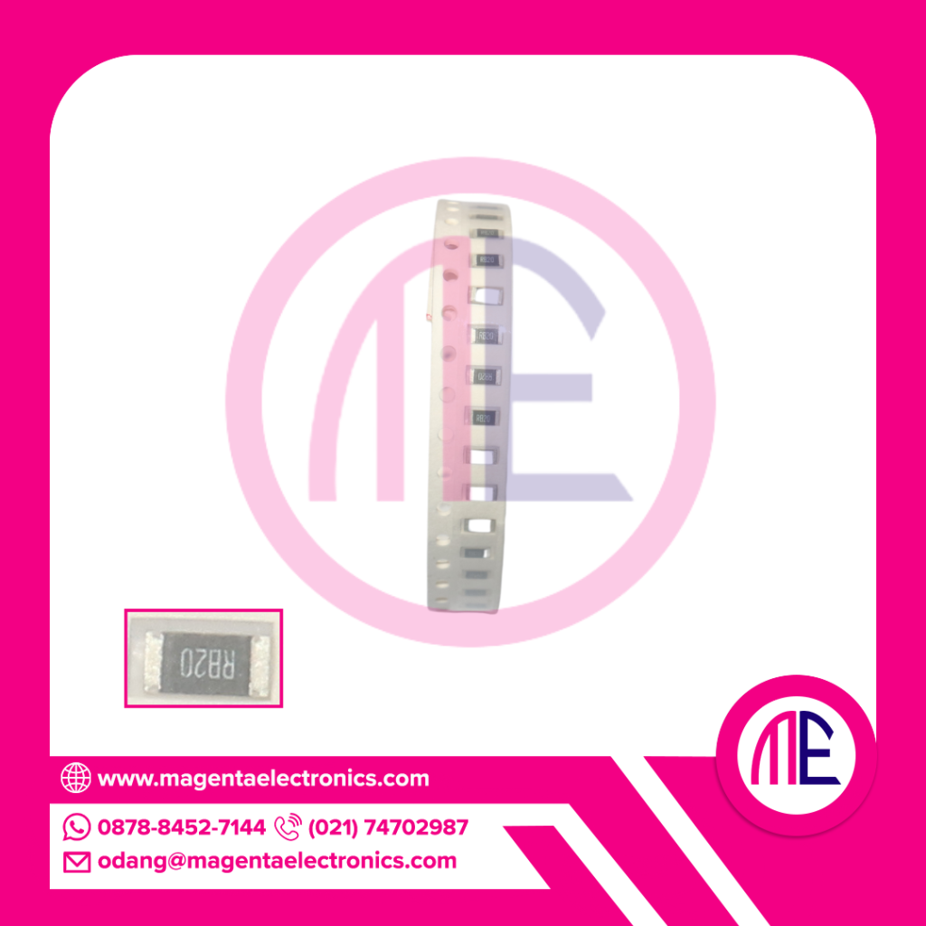 RESISTOR R820 - 0.820 OHM 1/4W SMD1206 - Magenta Electronics
