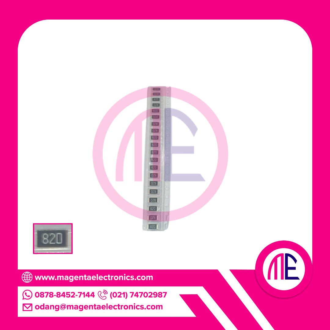 RESISTOR 820 - 82 OHM 1/2W (SETENGAH) SMD2010 - Magenta Electronics
