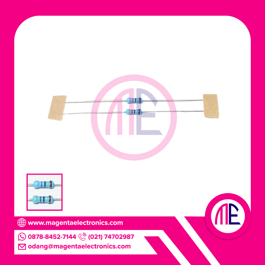 RESISTOR 4.7 - 4.70 OHM 1-4W 1% DIP - BIRU - Magenta Electronics