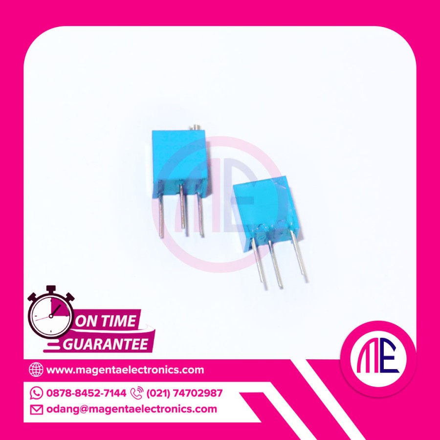 3266 50k Ohm Trimmer Potentiometer Dip3 - Magenta Electronics