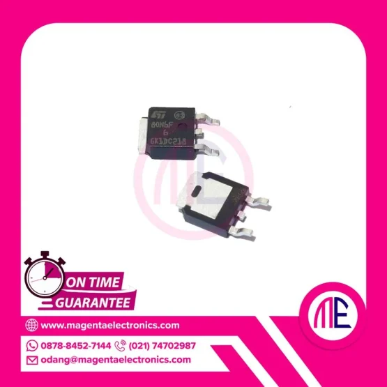 Transistor 80N6F6 - STD80N6F6 TO-252 - Magenta Electronics